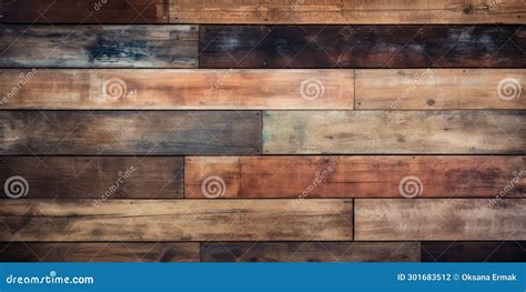 Grunge Wooden Boards Texture Collage Various Grunge Wood Collection