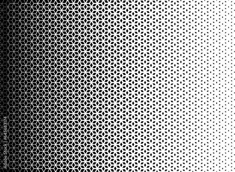 Halftone Seamless Pattern Repeated Geometric Gradient Geometry Pattern Background Repeating