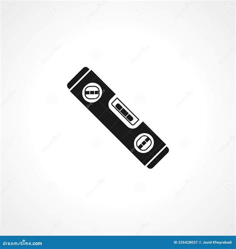 Plumb Rule Tool Icon Plumb Rule Vector Icon Plumb Rule Isolated Icon Stock Vector