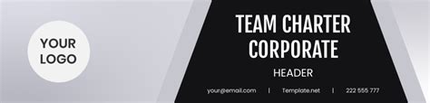 Team Charter Corporate Header Template Edit Online And Download Example