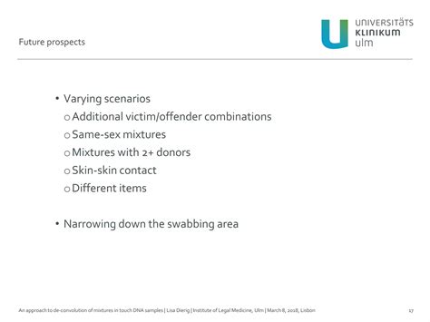 An Approach To De Convolution Of Mixtures In Touch Dna Samples