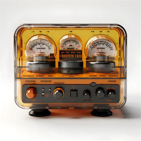 Premium Photo Vintage Meter On A White Background 3d Rendering With Shadow