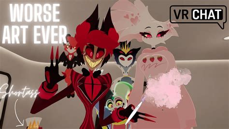 Back To Vrchat Pictionary With Hazbin Hotel Youtube