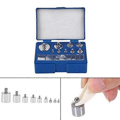 17 Pcs Calibration Weights Set 10mg 100g Grams Weights Calibration