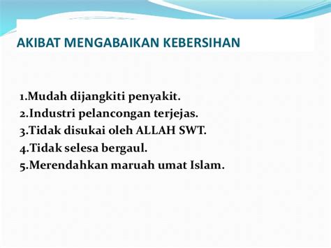 Pelajaran 18 Bersuci Asas Kebersihan ~ Pendidikan Islam Tingkatan 1