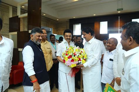 Ians On Twitter Tamil Nadu Cm Mkstalin On Monday Arrived In The City