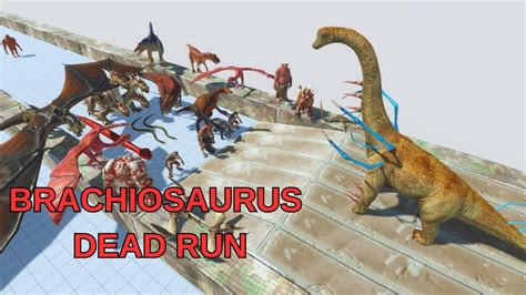Brachiosaurus Dead Run Animal Revolt Battle Simulator Youtube