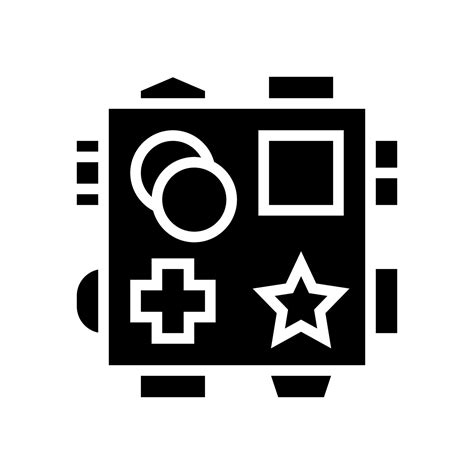 Early Learning Toys Glyph Icon Vector Illustration 10391903 Vector Art
