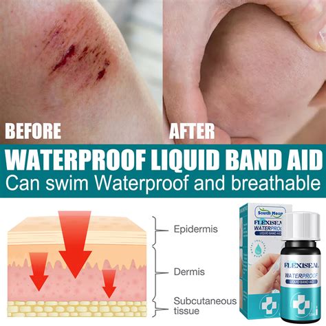 Spray On Bandage Natural Seal Liquid Bandage Sting Freemoisturizing