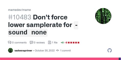 Don T Force Lower Samplerate For Sound None By Vadosnaprimer Pull