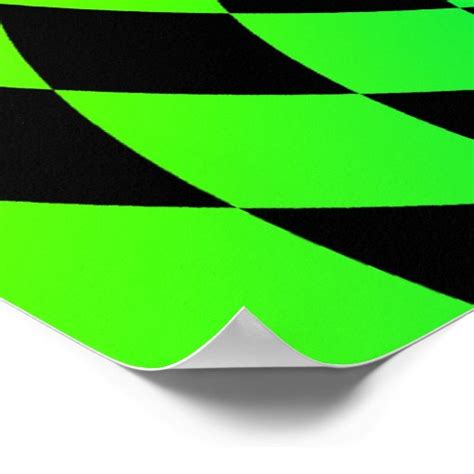 Corey Tiger 80s Vintage Op Art Poster Zazzle