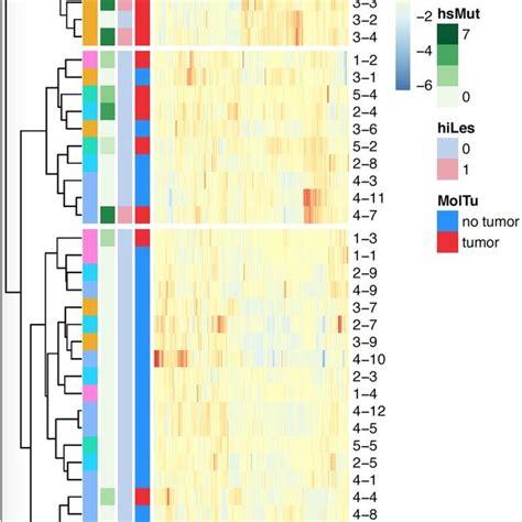 patient corrected clustering analysis patient corrected clustering