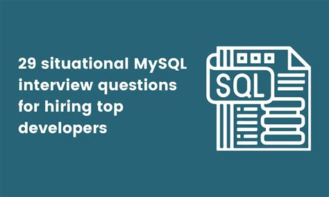 75 Mysql Interview Questions That Recruiters Should Ask Tg