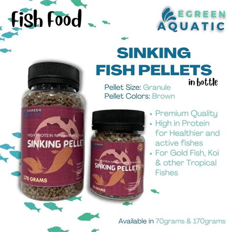 Sinking Fish Pellets High Protein For Healthier And Active Fishes