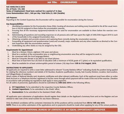 First Class Sample Application Letter For Enumerator Resume Marketing Job