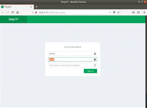 tinycp a lightweight control panel for managing linux systems
