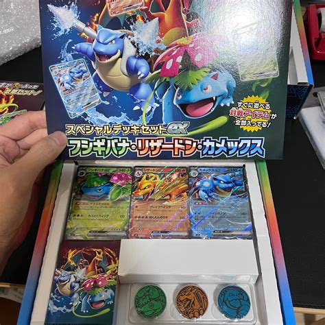 Pokemon Special Deck Set Ex Venusaur Charizard Blastoise Hobbies Toys Toys Games On Carousell