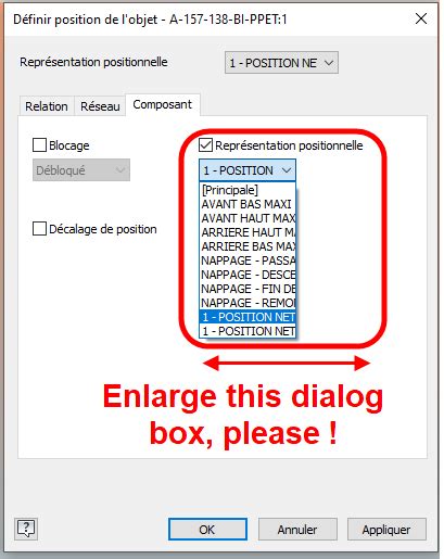 Résolu Inventor Bug Liste Déroulante De La Boite De Dialogue