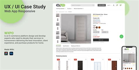 UX UI Case Study Web App Responsive Behance