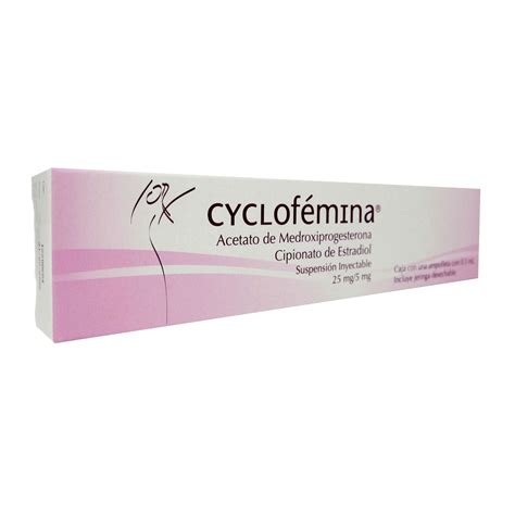 Cyclofémina Caja X 1 Ampolla Droguería Alameda Sur