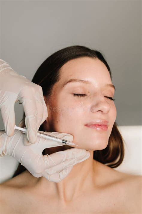Botulinum Toxin Injection Procedure For Beautiful And Elastic Face And