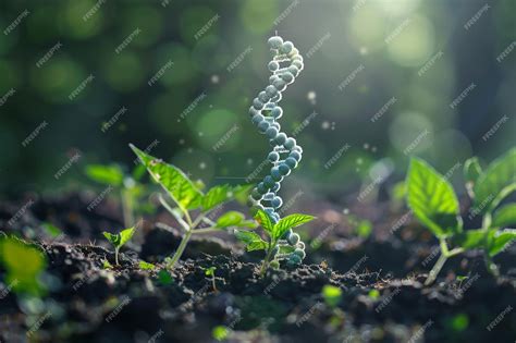 A Dna Double Helix Transforming Into A Genetically Generative Ai