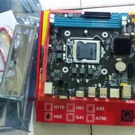 Jual Motherboard Qwerty H55 LGA 1156 Shopee Indonesia