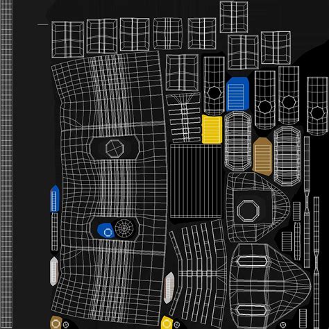유형 B 전기 플러그 접지형 리지드 3d 모델 39 Max Free3d