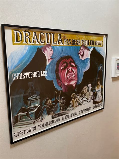 Dracula Has Risen From The Grave 1968 Hammer Horror Original Briti