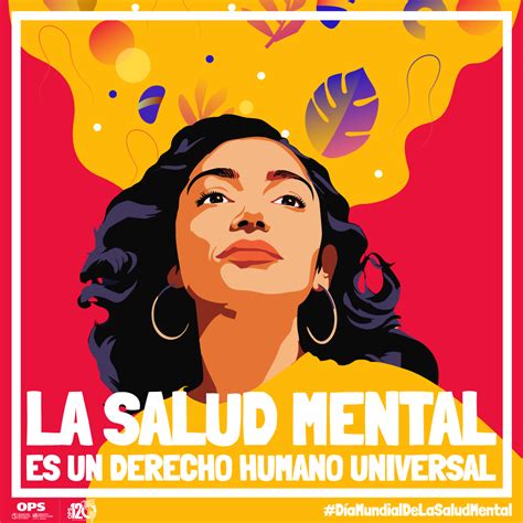 Día Mundial de la Salud Mental DMSM OPS OMS Organización