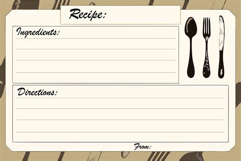 Recipe Pages 8 5x11 10 Free Pdf Printables Printablee Recipe