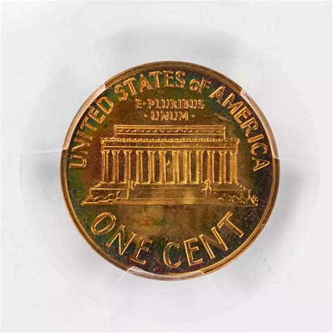 1961 Philadelphia Small Cents Lincoln Memorial Reverse Pcgs Pr 65 Rd