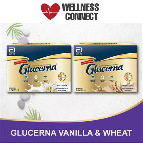 GLUCERNA VANILLA WHEAT SACHETS BIB 2 22kg 2 4kg MADE IN SPAIN SINGAPORE Shopee Singapore