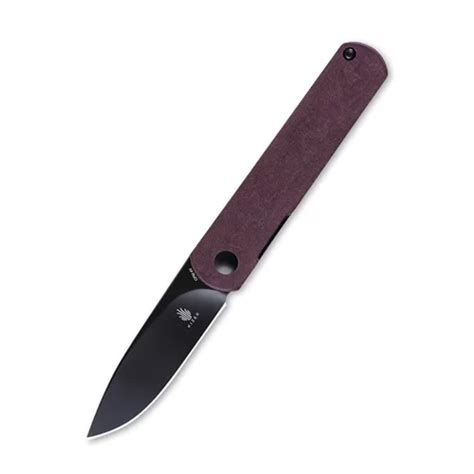 Kizer Feist Red Richlite 4v Steel Front Flipper Kv3499r3 Nebo Knives