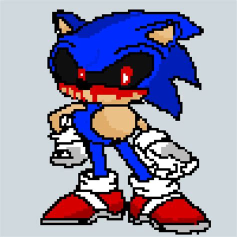 Pixilart Sonic Exe By Sonic Gamer