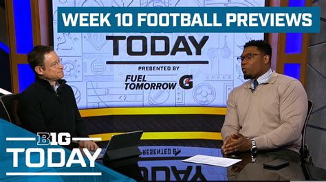 Previewing Week 10 Games For Big Ten Football B1g Today Youtube