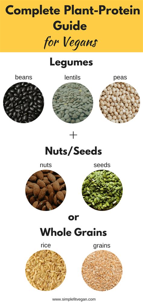 Complete Plant Protein Guide For Vegans Simplefitvegan