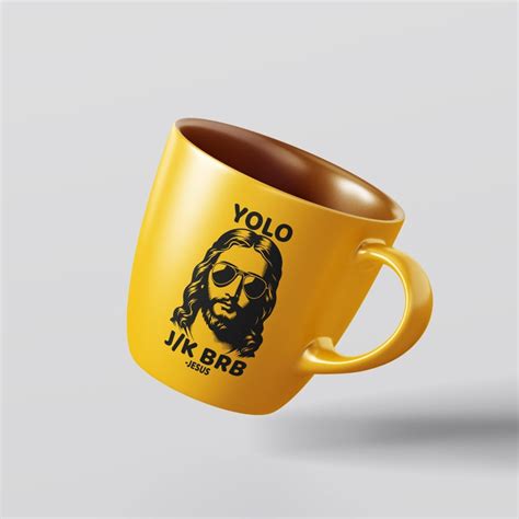 Yolo Jk Brb Svg Jesus Funny Religious Svg File Hilarious Christian