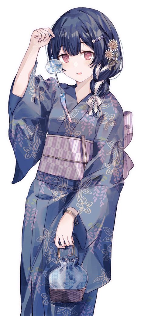 migolu 动漫美少女 和服