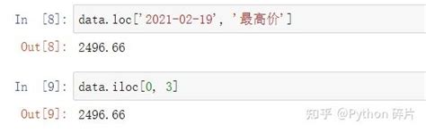 Pandas知识点 索引和切片操作 知乎