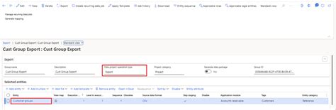 Dynamics World Export A Package From D365 Using The Rest API