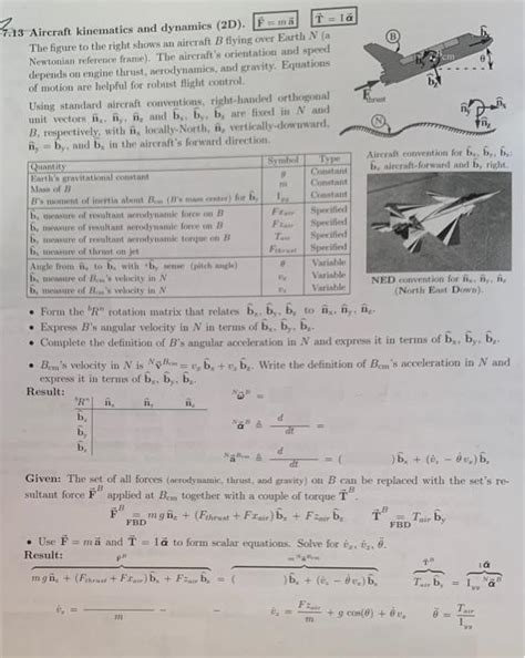 As Aircraft Kinematics And Dynamics 2d É Mus 9 T