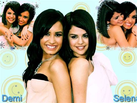 Selena Demi Wallpaper Selena Gomez And Demi Lovato Wallpaper Fanpop