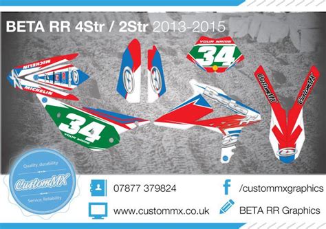 Blue Series BETA RR Graphics Kit Custom MX The Home Of Semi Custom Graphics