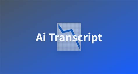 Ai Transcript A Hugging Face Space By Eldermind