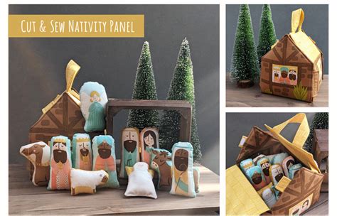 Cut Sew Nativity Panel