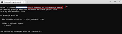 Anaconda使用教程（三）——conda加速器mambaconda Install C Conda Forge Mamba Csdn博客