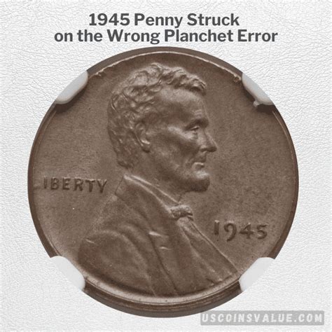 1945 Wheat Penny Value Varieties And Errors