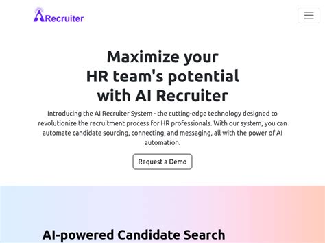 Ai Recruiter 最大化人力资源团队潜力