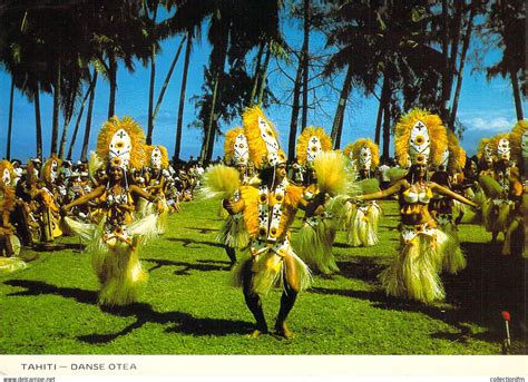 Polynésie Française Cpsm Polynesie Tahiti Danse Otea